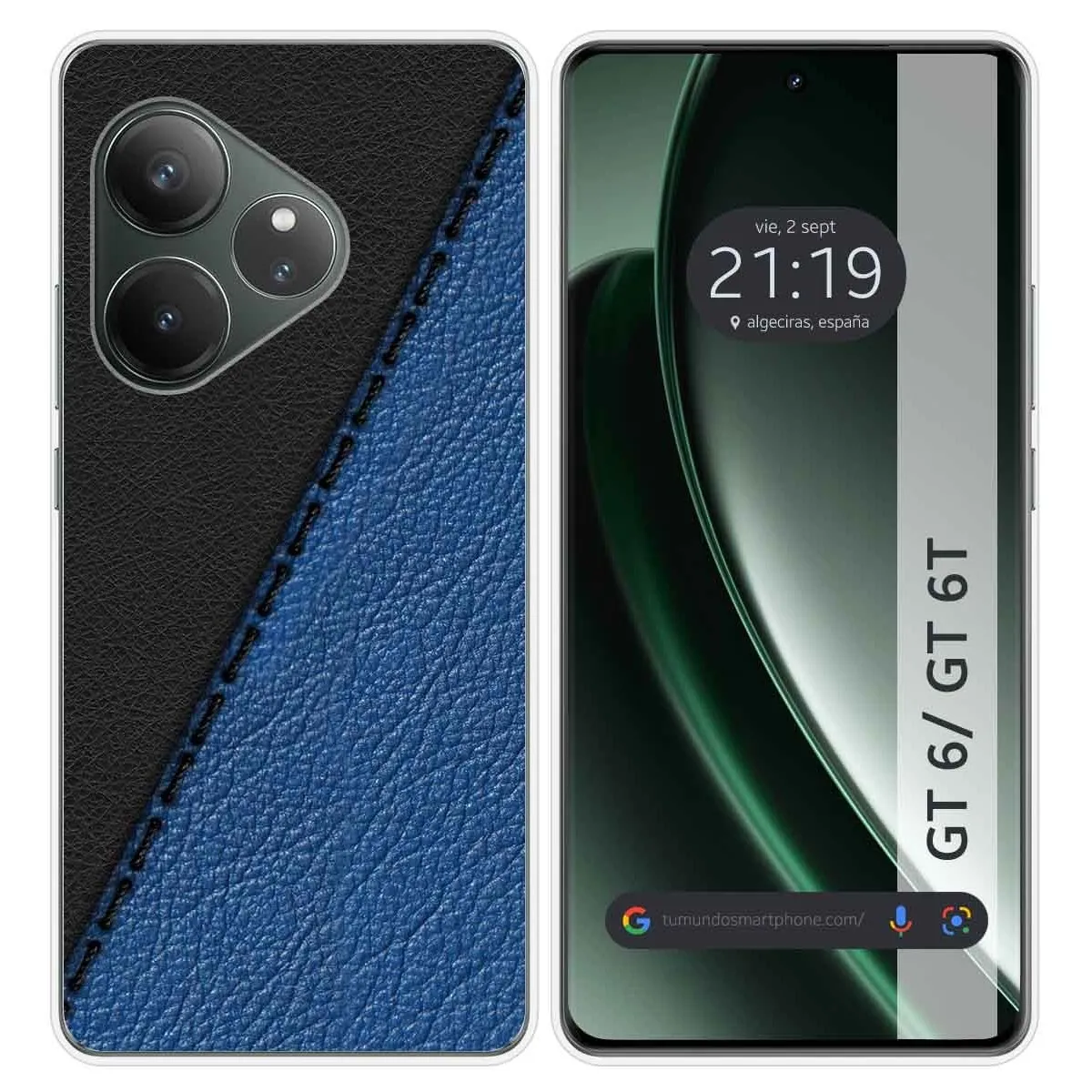 Funda móvil - TUMUNDOSMARTPHONE GT 6 / GT 6T 5G, Compatible con Realme GT 6 / GT 6T 5G ...