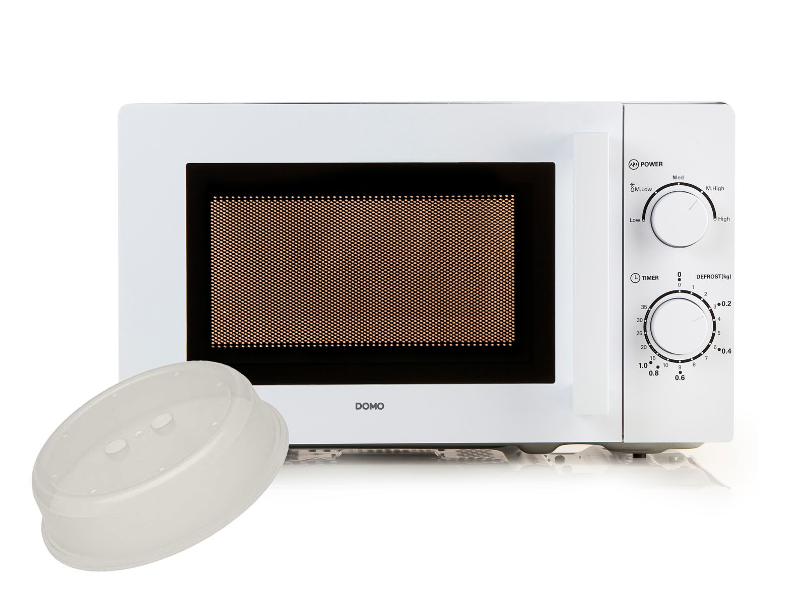 DOMO Design Weiß Mikrowelle (700 Watt) | SATURN