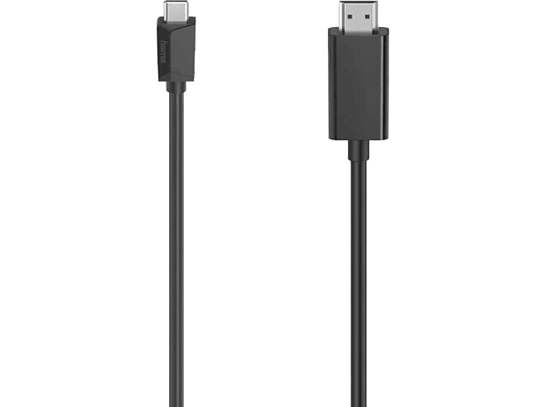 HAMA HM.200718 USB-C Plug | HDMI Plug Ultra-HD Görüntü Kablosu Siyah ...