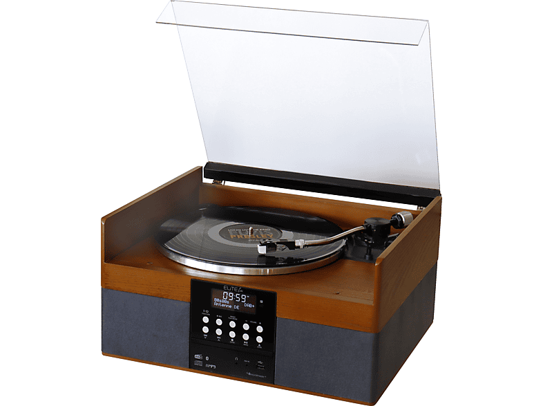 SOUNDMASTER PL910 Stereo Musikcenter mit Plattenspieler, DAB+/UKW Radio ...