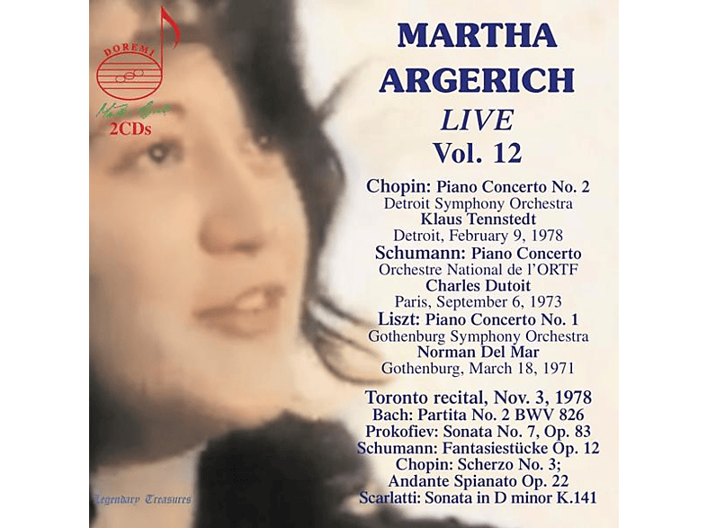 Martha/tennstedt/dutoit/+ Argerich | Martha Argerich: Live,Vol.12 - (CD) Martha/tennstedt/dutoit ...