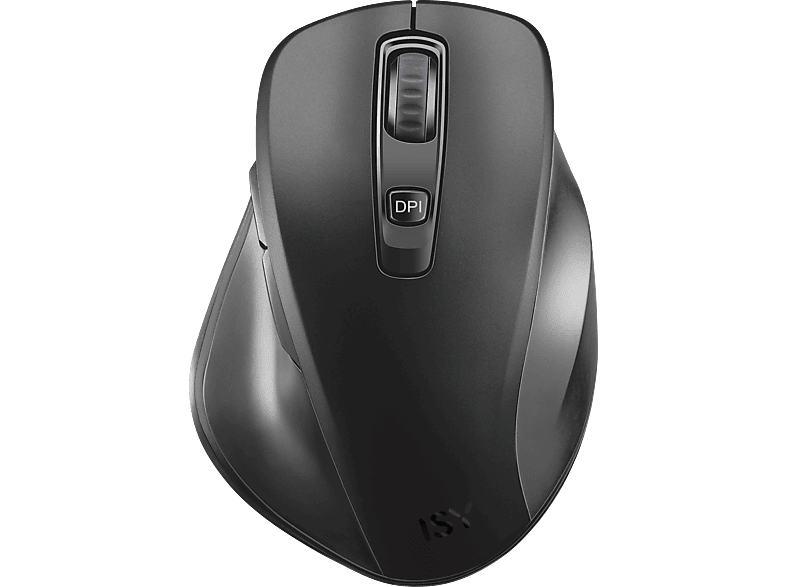 ISY IBM 2000 Maus, Bluetooth, 2.4GHz, 1600 dpi, USB-C, Schwarz | MediaMarkt