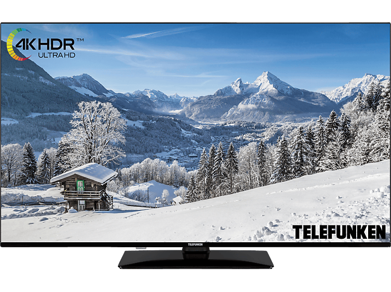 LED TV TELEFUNKEN D55U750R1CW LED TV (Flat, 55 Zoll / 139 cm, UHD 4K ...