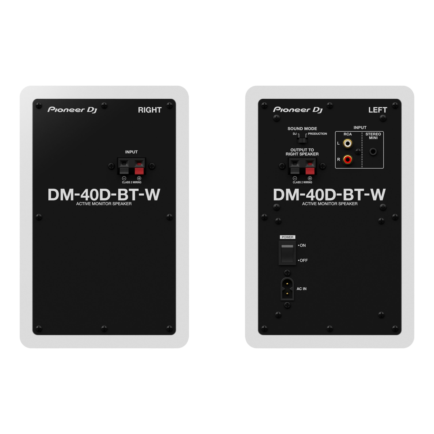 PIONEER DJ DM-40D-BT 4 inch + Bluetooth Wit | MediaMarkt