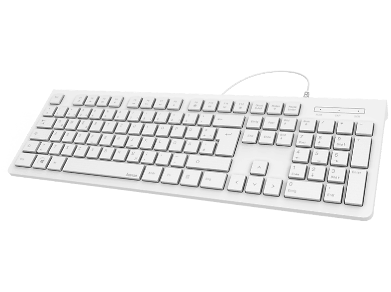 HAMA KC-200 | Tastatur (Weiss) | MediaMarkt