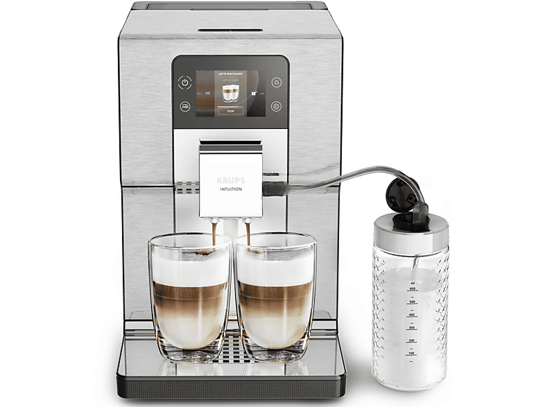 KRUPS EA877D Intuition Experience+ Kaffeevollautomat (Edelstahl ...