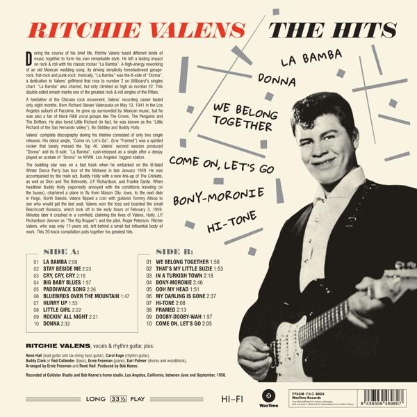 Ritchie Valens | Ritchie Valens-The Hits (Limited Edition) 180g V ...