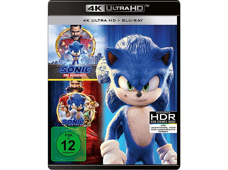 Sonic the Hedgehog | 2-Movie Collection 4K Ultra HD Blu-ray + Blu-ray online kaufen | MediaMarkt