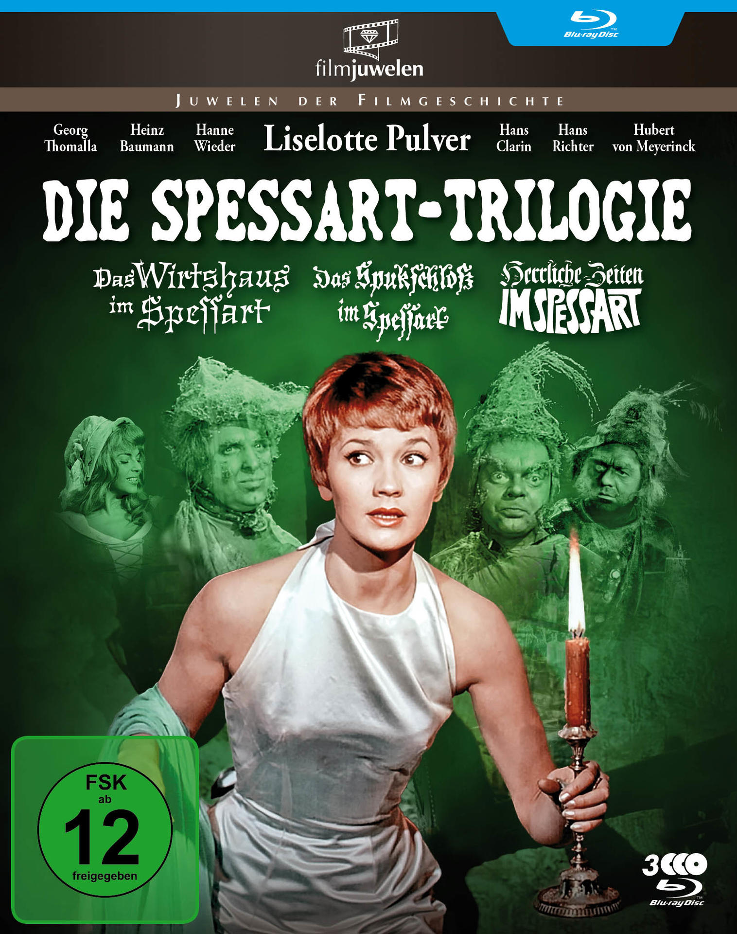 Die Spessart-Trilogie: Alle 3 Spessart-Komödien mit Lilo Pulver Blu-ray ...