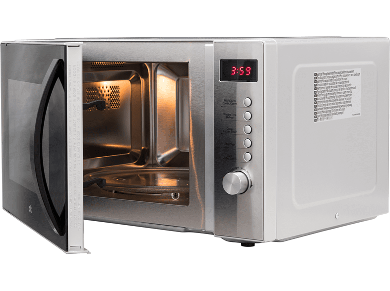 Microondas con grill | ok. OMW 3332 DM, 800 W, 5 Niveles, Convección ...