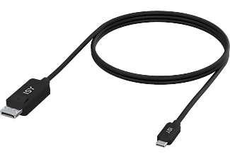 KOSMOS IDP 4015 1.5M USB-C Display Port Kabel, Schwarz USB-C Display ...