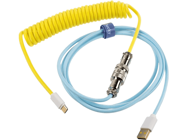 DUCKY Premicord Cable | USB-Kabel (Blau/Gelb) | MediaMarkt
