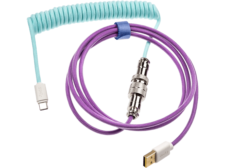 DUCKY Premicord Cable | USB-Kabel (Türkis/Violett) | MediaMarkt