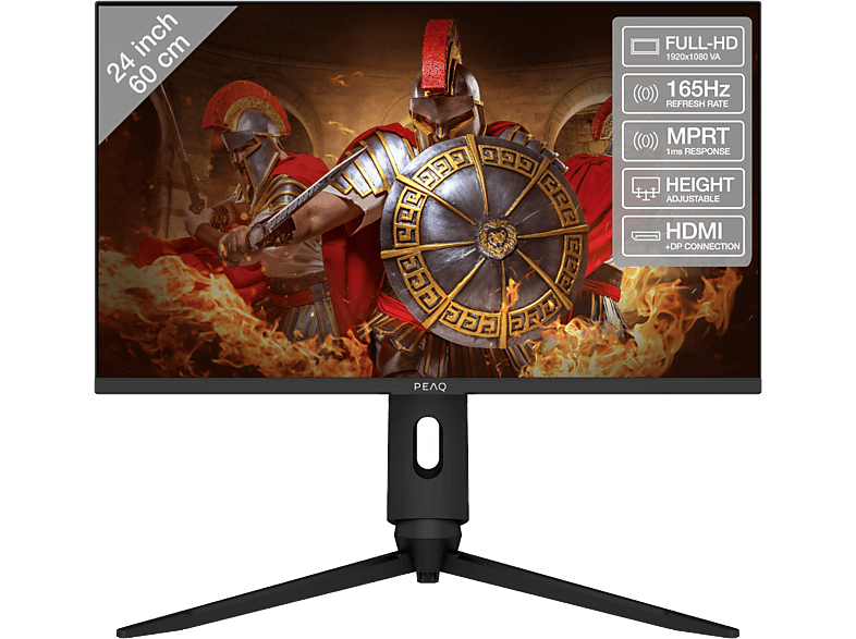 PEAQ Gaming monitor PMO G241 24" 165Hz Full-HD 1ms (G241-FFK) | MediaMarkt