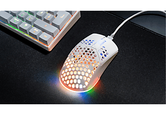 Ratón gaming | ISY IGM 5000-WT Ultralight WL RGB Gam Mouse, Inalámbrico ...