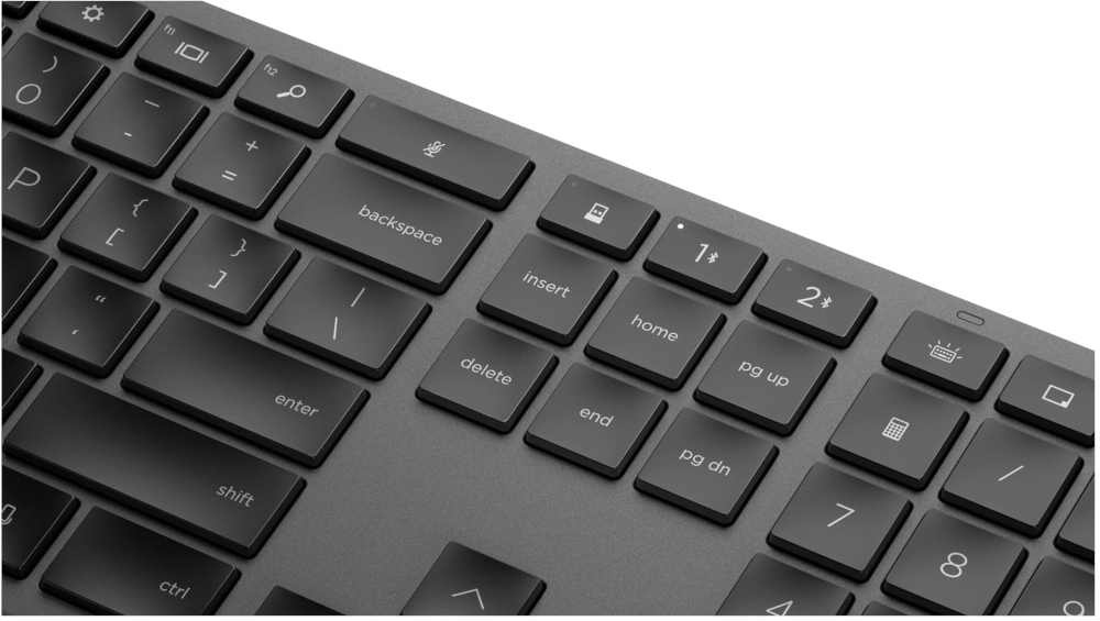 HP Draadloos toetsenbord Dual-mode AZERTY Zwart (3Z726AA#AC0)
