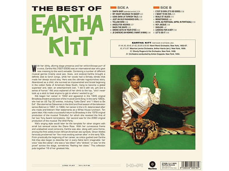Eartha Kitt | The Best Of Eartha Kitt (Ltd.180g Vinyl) - (Vinyl) Eartha ...