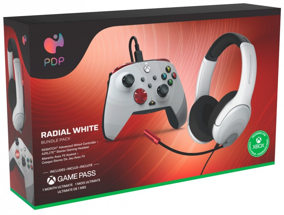 PDP Rematch Bedrade Controller + Airlite Headset Radial White kopen ...