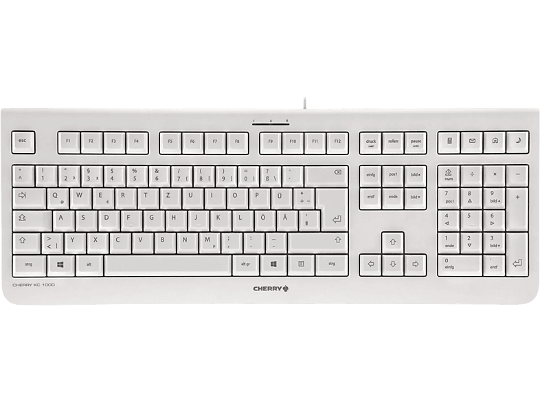 CHERRY KC 1000 | Tastatur (Grau) | MediaMarkt