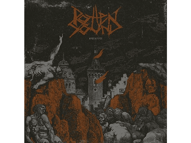 Rotten Sound | Rotten Sound - Apocalypse (Silver/ Black Marbled Vinyl ...