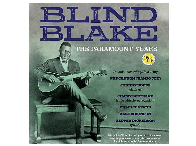 Blind Blake | The Paramount Years 1926-32 - (CD) | MediaMarkt