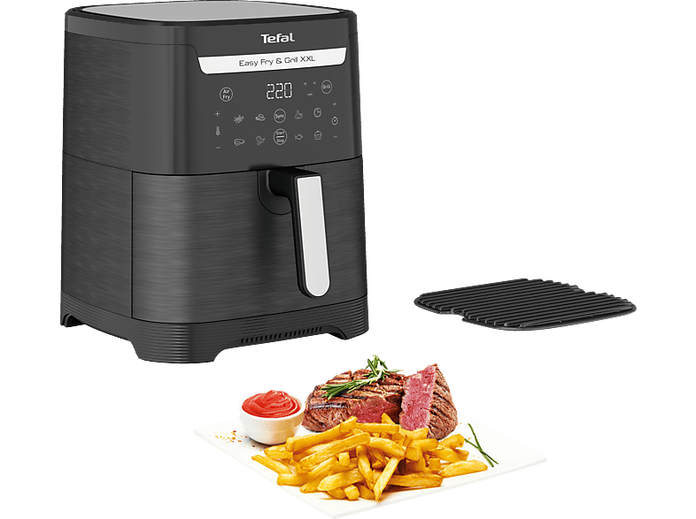 TEFAL EY8018 Easy Fry & Grill XXL 2-in-1 Heißluftfritteuse 1830 Watt ...