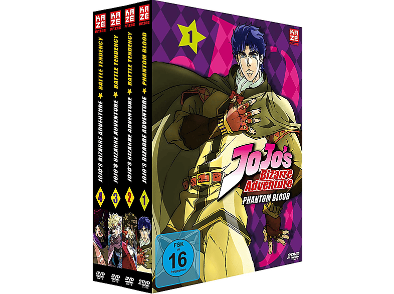 Jojo's Bizarre Adventure Part 1: Phantom Blood & Part 2: Battle ...