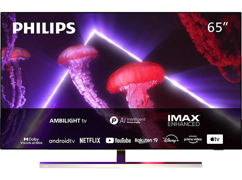 PHILIPS 65OLED837/12 OLED TV (Flat, 65 Zoll / 164 cm, OLED 4K, SMART TV ...