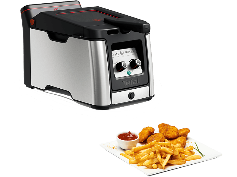 TEFAL FR600D Clear Duo Fritteuse (1,2 kg, 2000 Watt, Schwarz) online ...