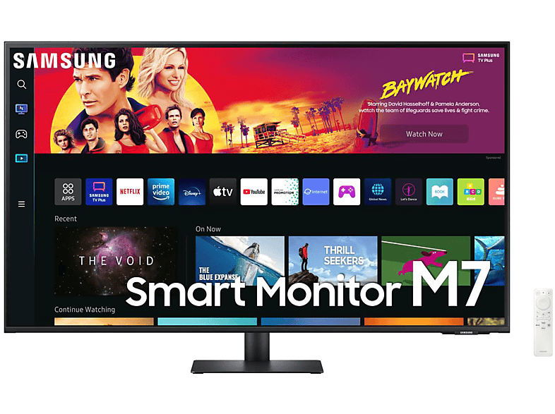 SAMSUNG M7B (S43BM700UPXEN) 43 Zoll UHD 4K Smart Monitor 4 ms ...