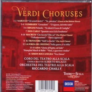 La Scala Orchestra, La Scala Choir | Verdi Choruses - (CD) La Scala ...