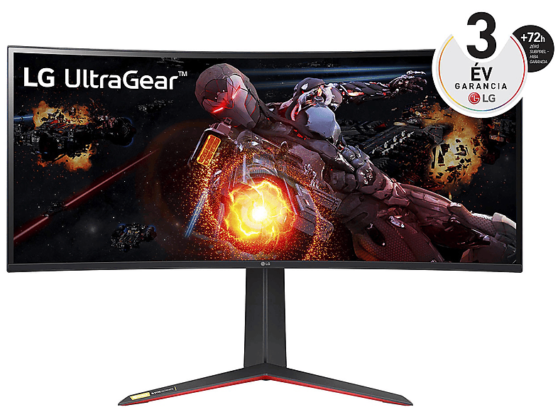 LG UltraGear 34GP950G-B 34'' Sík UWQHD 144 Hz 21:9 G-Sync IPS LED Gamer ...