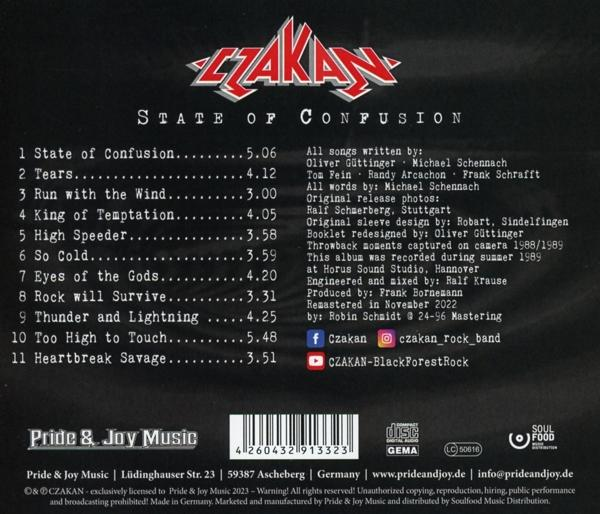 Czakan | State Of Confusion (Re-Issue) - (CD) | SATURN
