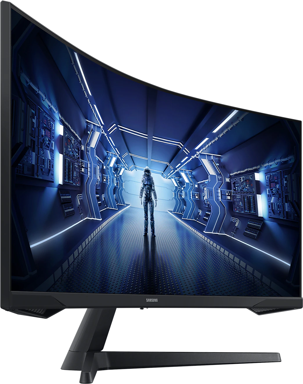 SAMSUNG Odyssey G5 C34G55TWWPXEN 34'' Ívelt WQHD 165 Hz 21:9 FreeSync ...