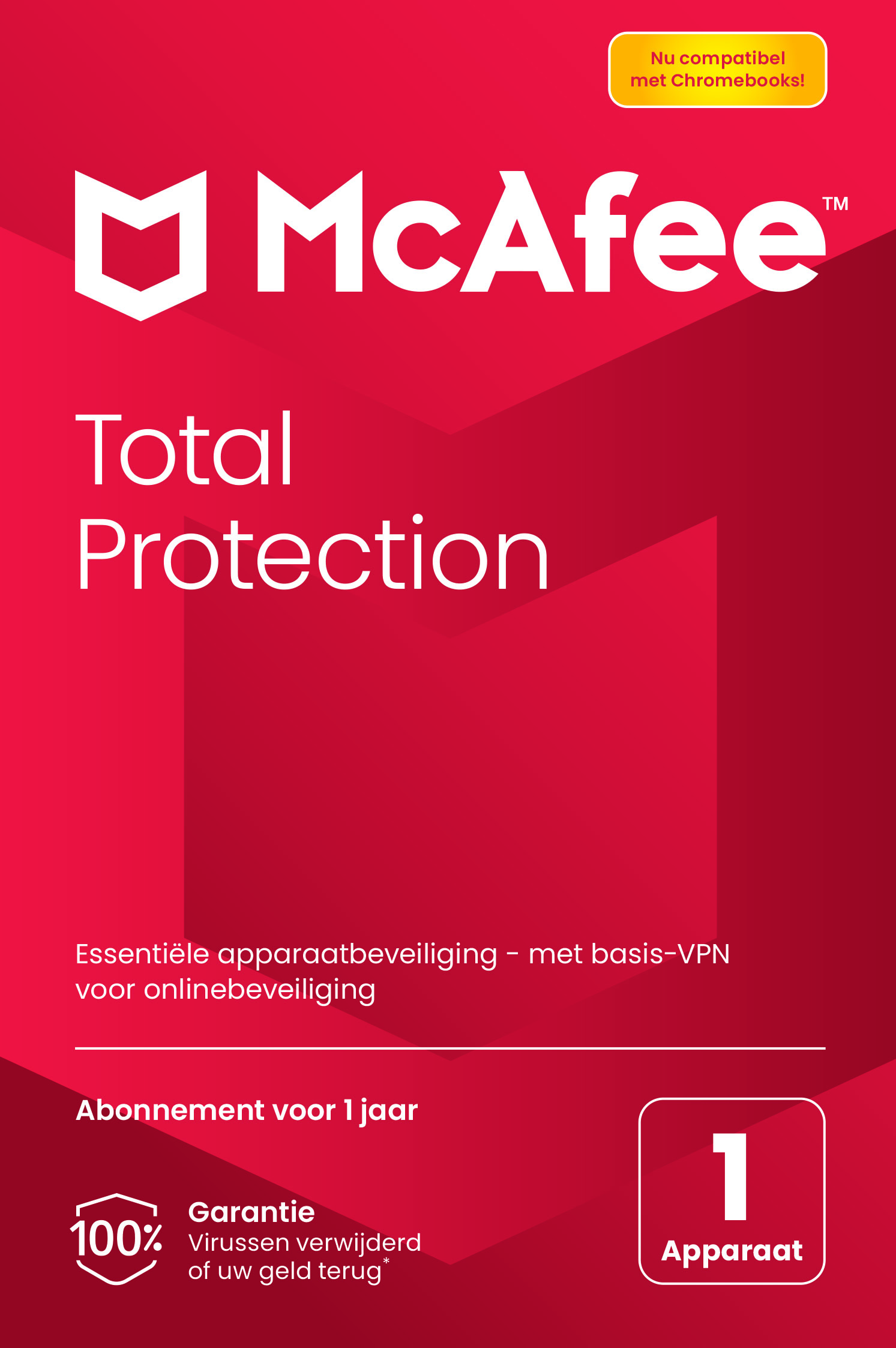 McAfee Total Protection, Antivirus- en internetbeveiligingssoftware, 1 ...