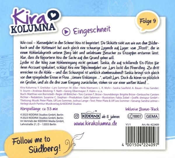 Kira Kolumna | Kira Kolumna - Folge 9:Eingeschneit - (CD) Hörbücher ...
