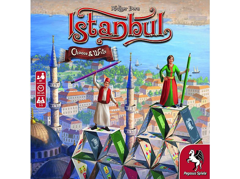 PEGASUS SPIELE Istanbul – Choose & Write Familienspiel Mehrfarbig | SATURN