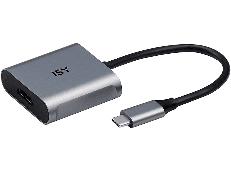 ISY IAD 1015-1 USB-C Adapter, Silber Aluminium | MediaMarkt