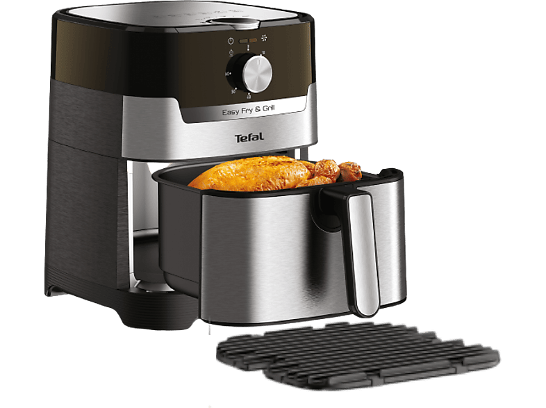 TEFAL Easy Fry & Grill Classic+ EY501D Heißluftfritteuse 4,2 l, 1550 ...