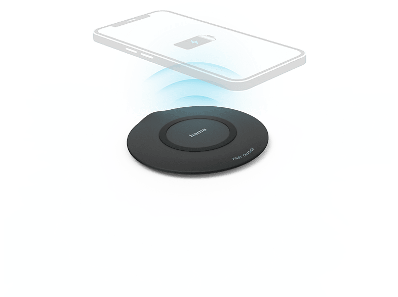 HAMA Chargeur sans fil QI-FC15 15 W Noir (201674) | MediaMarkt