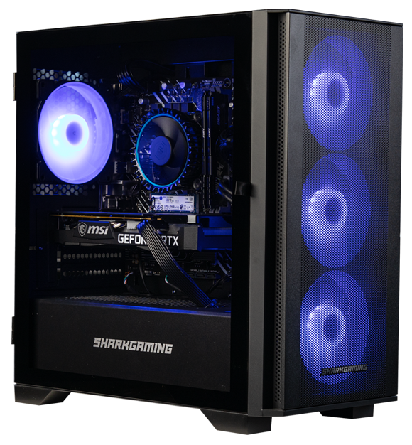 SharkGaming Maelstrom I502 Gaming PC med MSI RTX 3050, i5/16gb/1tb ...