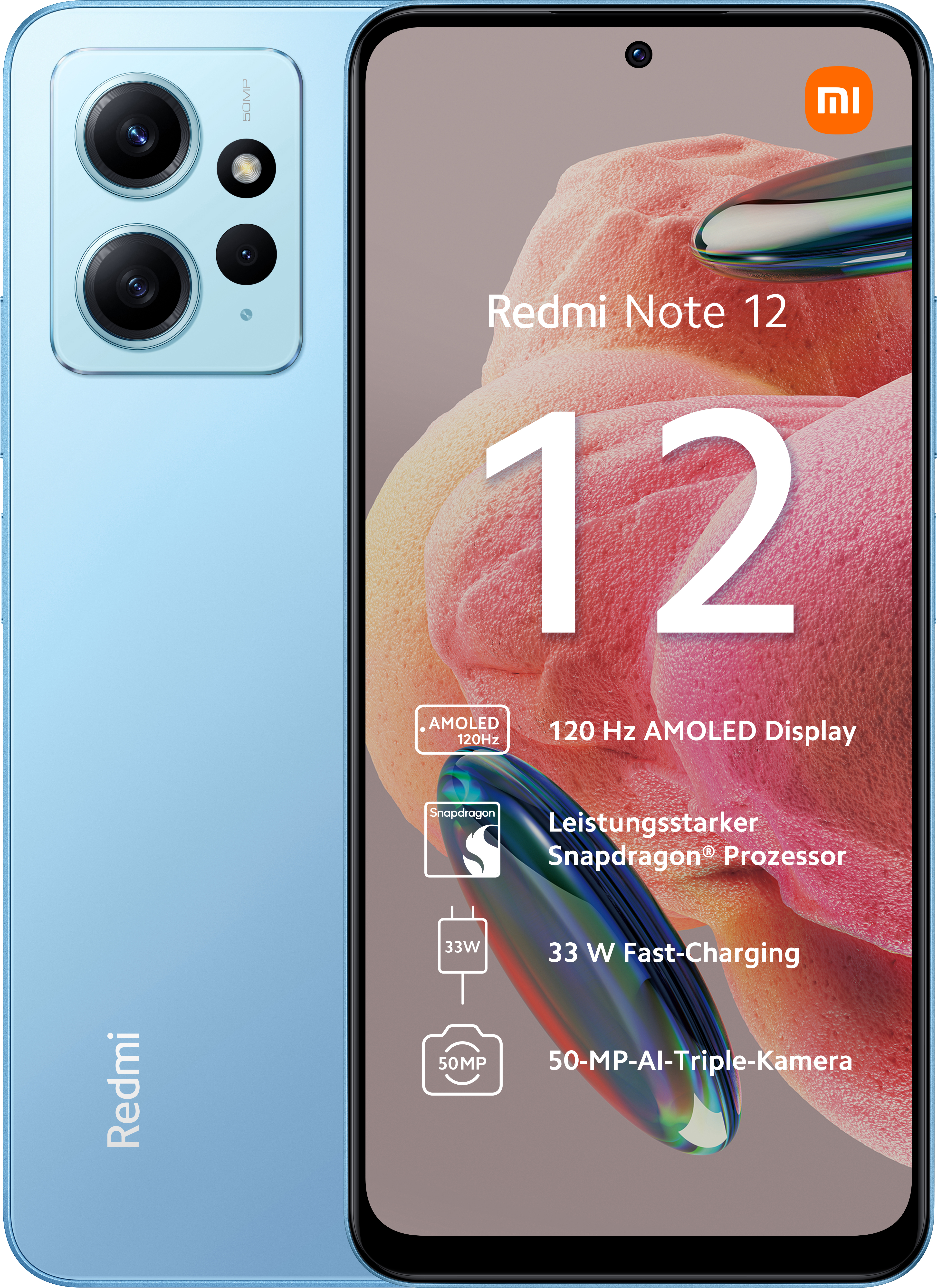 XIAOMI Redmi Note 12 128 GB Ice Blue Dual SIM 128 Ice Blue Ja ...