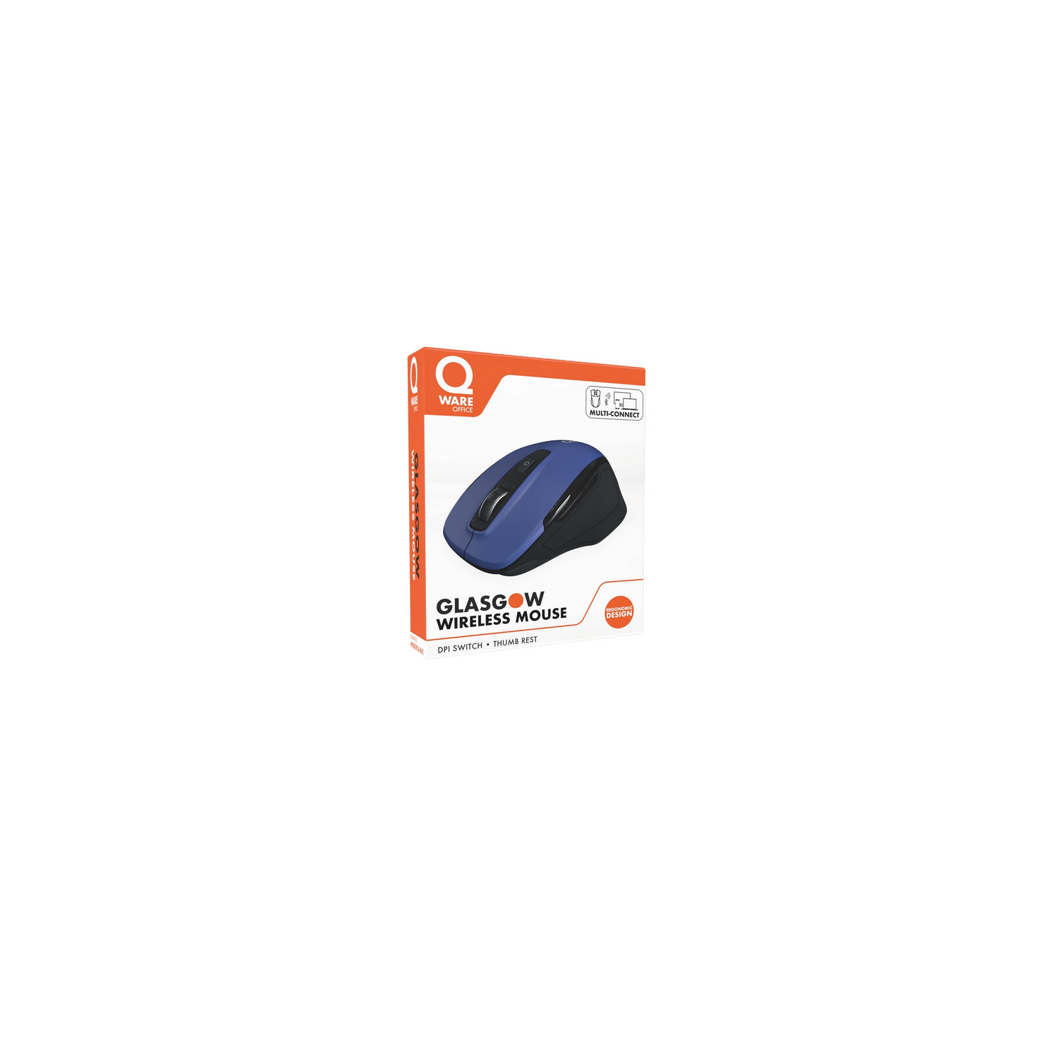 QWARE Glasgow Draadloze Muis | Blauw kopen? | MediaMarkt