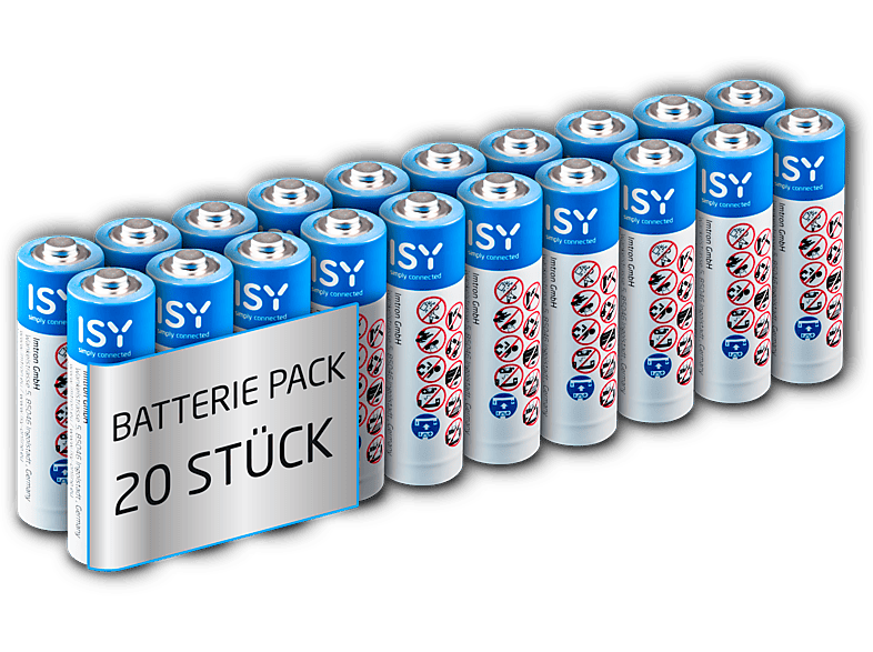ISY IBA-1001 AAA (Micro) Batterie, 1.5 Volt 20 Stück | SATURN