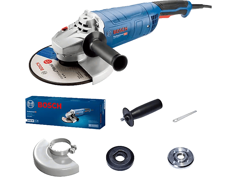 BOSCH PROFESSIONAL GWS 2400 P Elektromos sarokcsiszoló, 230mm, 2400W ...