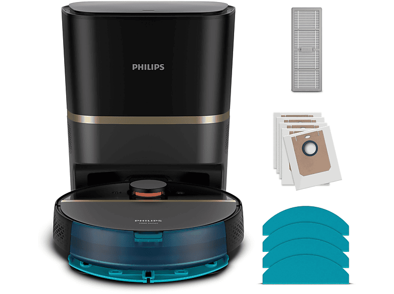 PHILIPS XU7100/01 HomeRun 7000 Series Aqua Saug- und Wischroboter ...