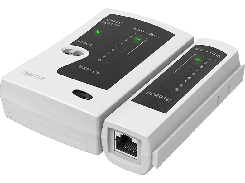 HAMA RJ45 Hálózati kábel teszter, 8P8C, 6P6C, 6P4C (200778) | MediaMarkt