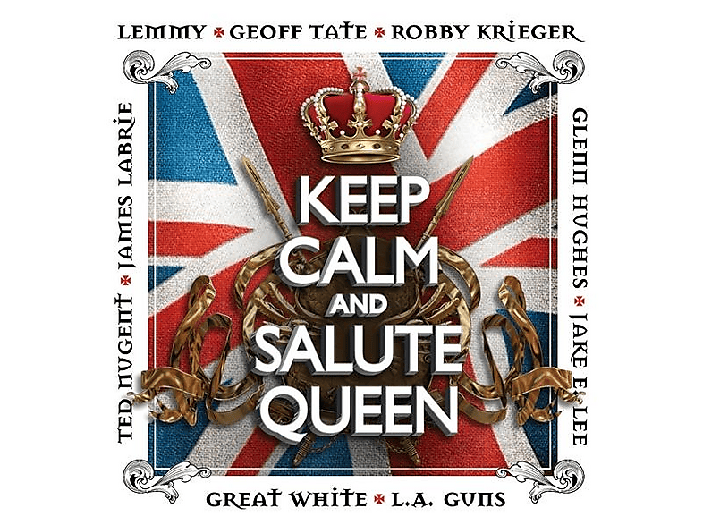 VARIOUS (RED/WHITE) | Keep Calm And Salute Queen - Red/White Vinyl ...