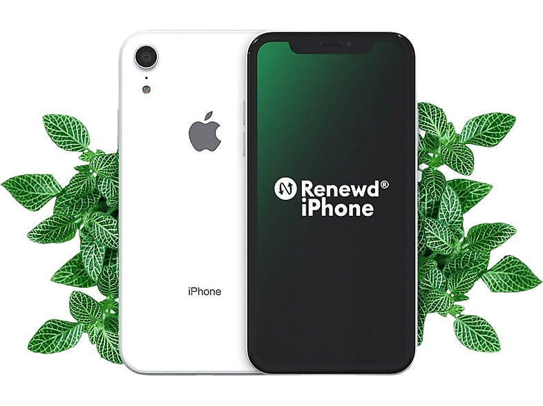 RENEWD Refurbished Apple iPhone Xr | 64 GB Wit | MediaMarkt