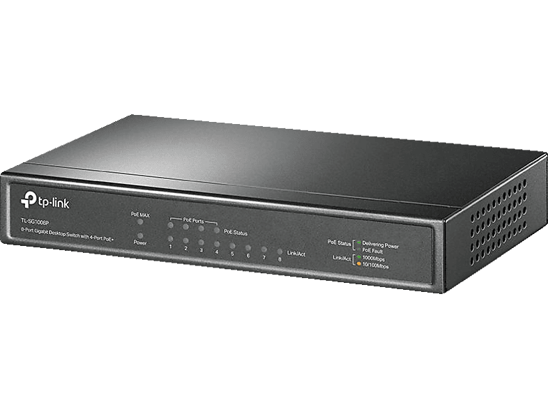 Switch TP-LINK TL-SG1008P 8-Port Gigabit Desktop 4-Port PoE+ Switch ...